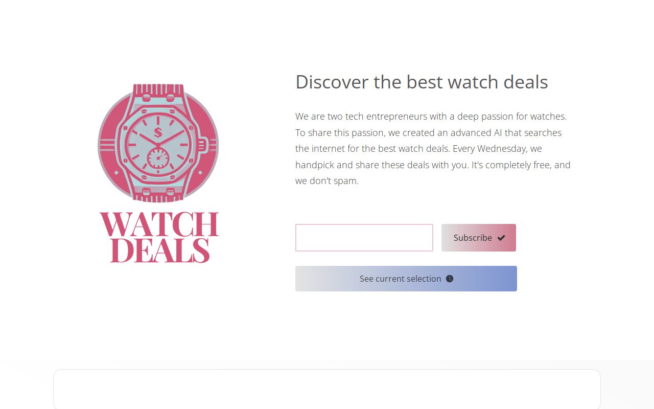 Watch Deals